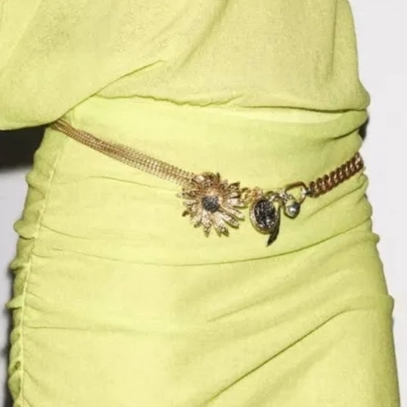 Zara | Accessories | Zara Chain Belt | Poshmark